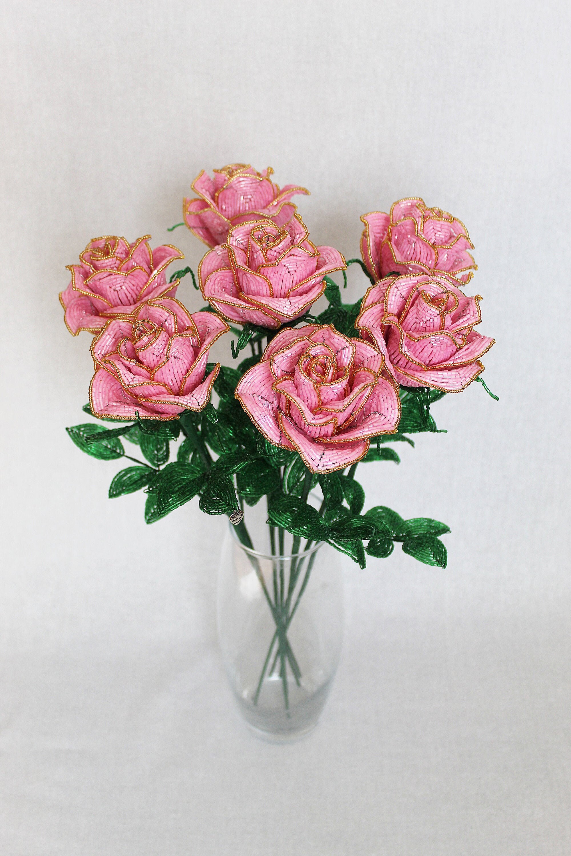 Beaded Roses Beaded Flowers Garden Flowers Beaded Flowers | Etsy