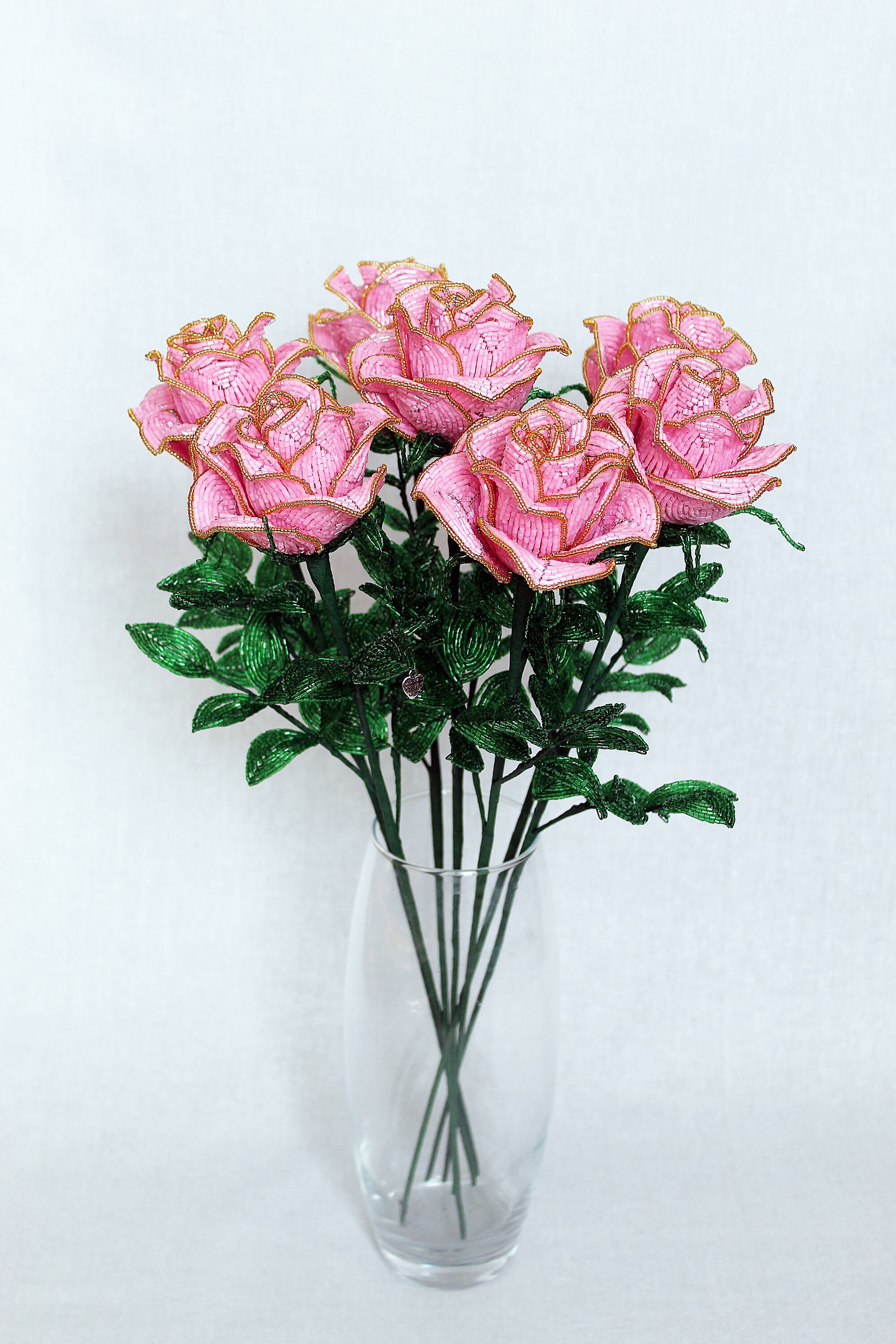 Beaded Roses Beaded Flowers Garden Flowers Beaded Flowers | Etsy