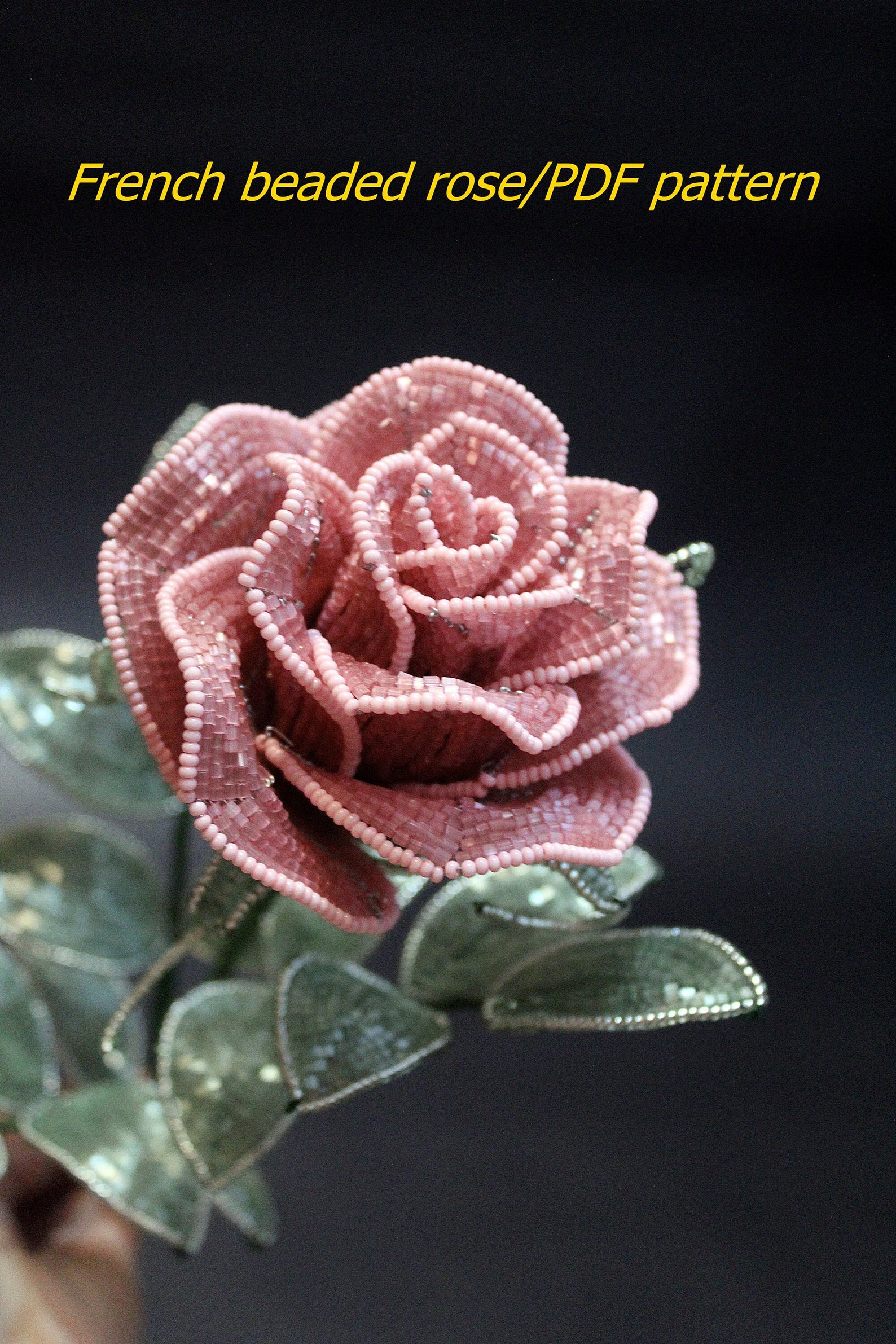 Beaded Rose Pattern Rose Pattern Beaded Rose Beaded Rose - Etsy