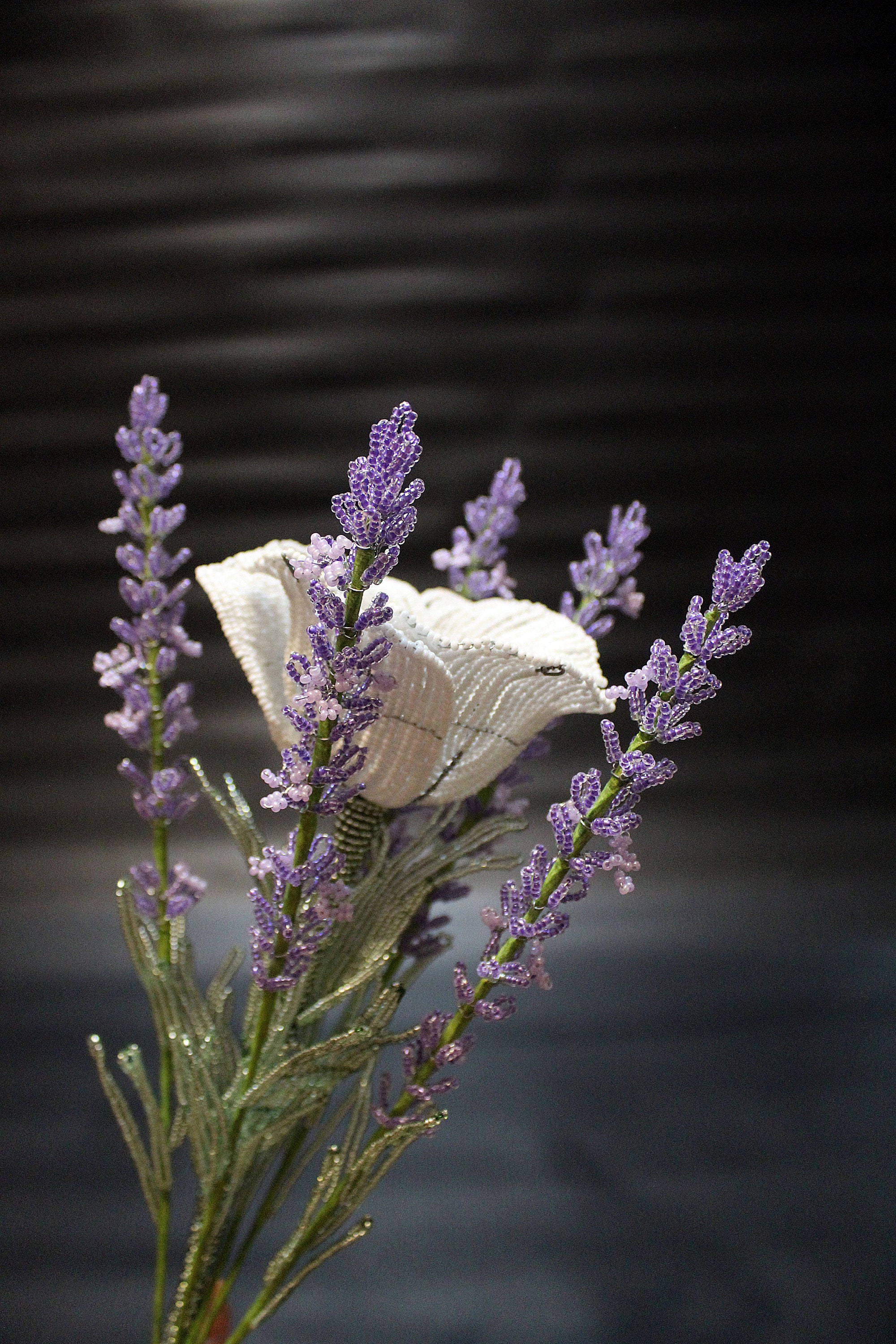 Lavender Poppy Bouquet Lavender Stems Poppy Stalk Set of 7 - Etsy