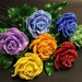 Rainbow Roses Beaded Roses French Beaded Flowers Lgbt - Etsy