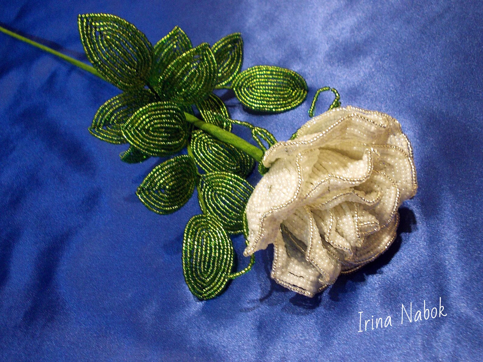 Roses Beaded Flowers Beaded Roses Artificial Flowers Home - Etsy