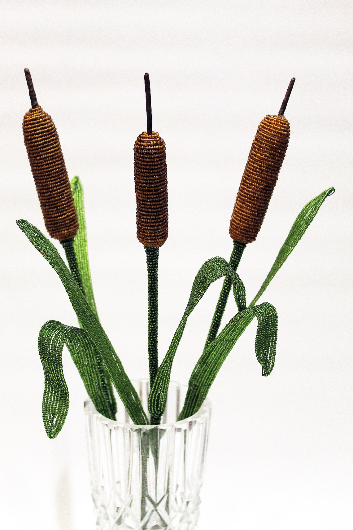Set of 3 Reeds Reeds Stalks Reeds French Beaded Flower - Etsy