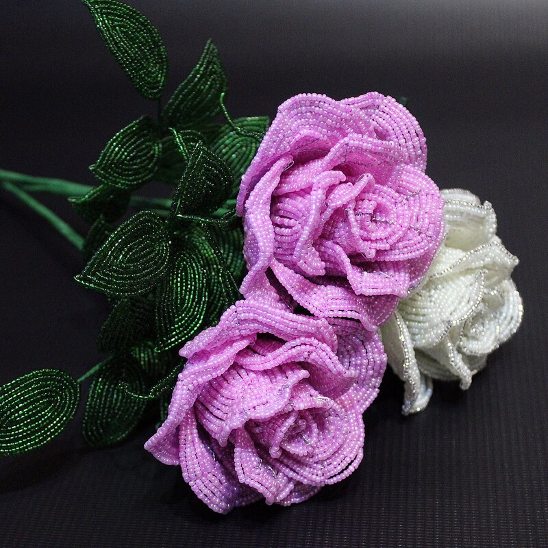 French Beaded Flower - Etsy