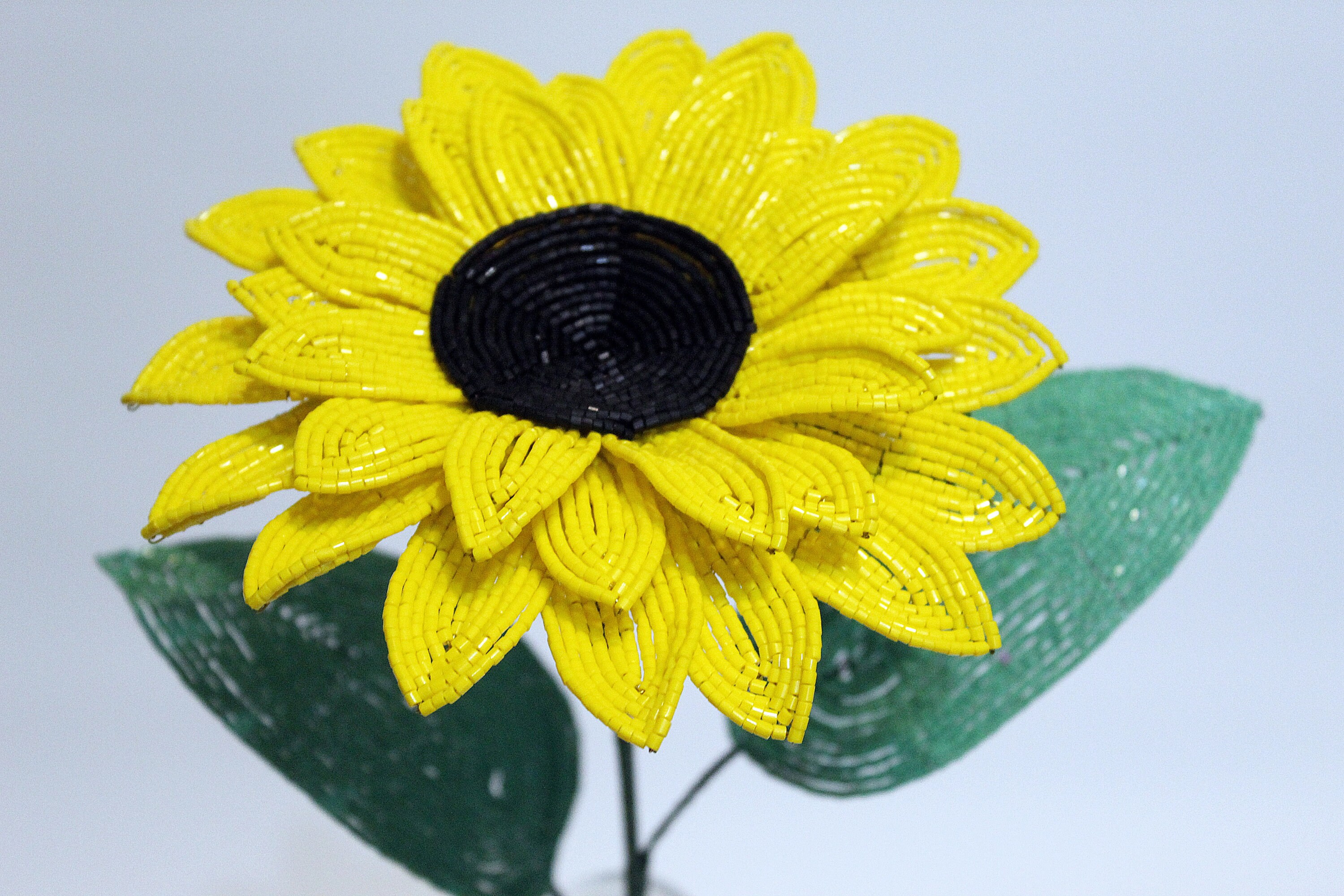 Pdf Tutorial Sunflower Pdf Pattern French Beaded Sunflower - Etsy