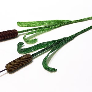 PDF Pattern, Cattail Pattern, Beaded Cattail, Beaded French Flower ...