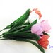 Set of 5 Tulips French Beaded Flower Tulip Spring Flowers - Etsy
