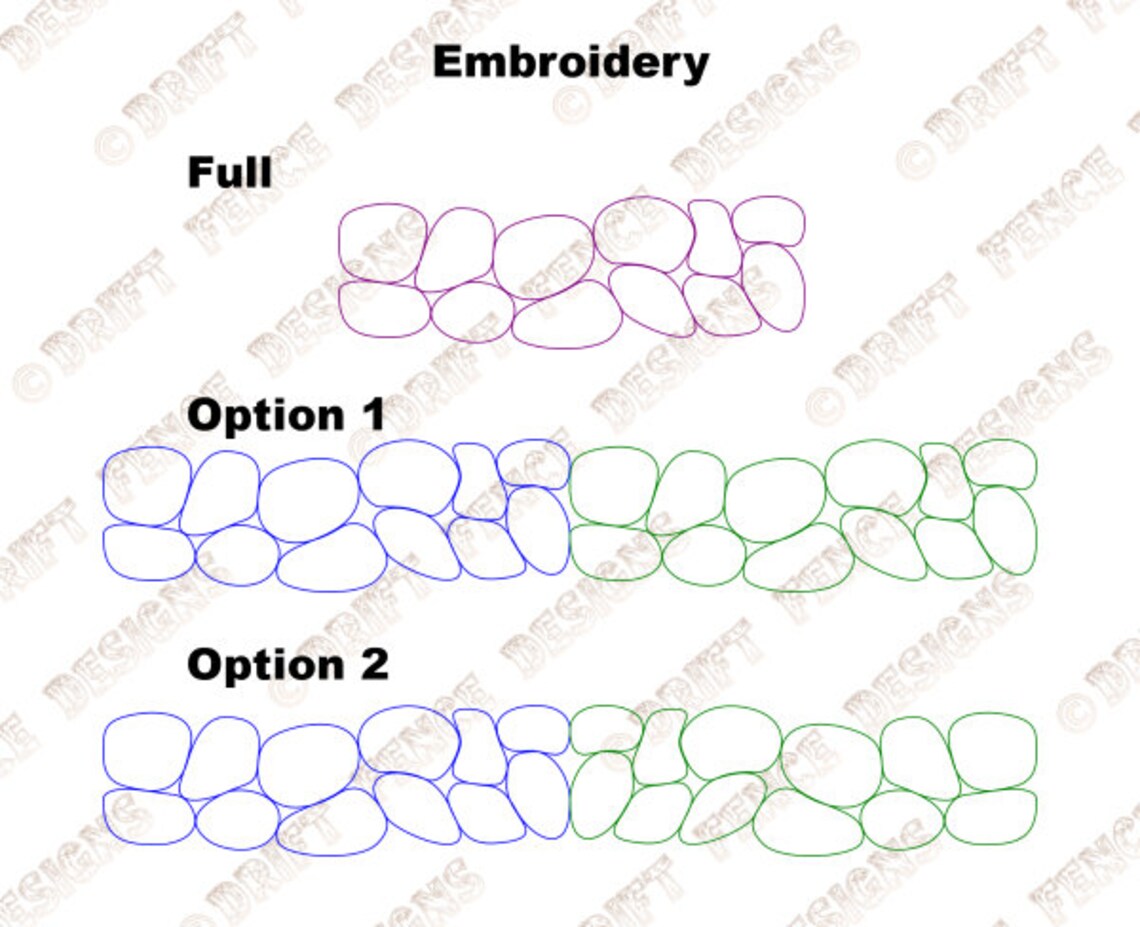 Pebbles Edge to Edge Quilting Pantograph: Continuous Line (digital ...