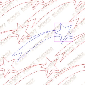 Shooting Stars. A Collection of Shooting Star Continuous Line, Edge to ...