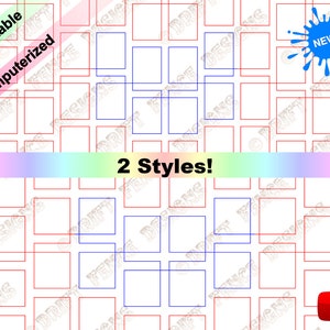 Boxed Sets. Two Box Patterns of Continuous Line Edge to Edge - Etsy