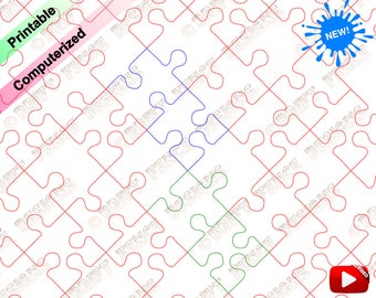 Easter Wave. A Continuous Line Edge to Edge Pantograph for | Etsy