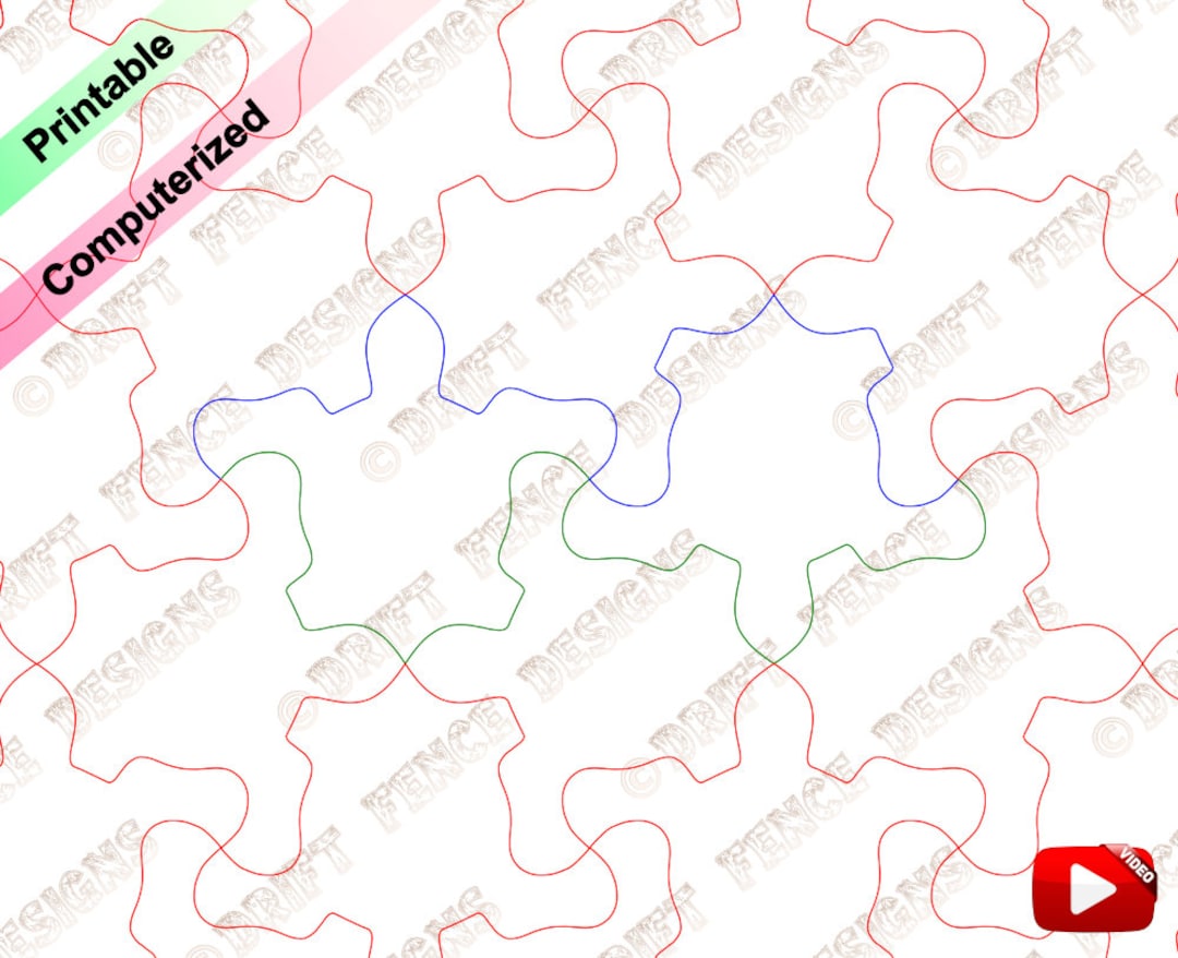 Tessellating Turtles Continuous Line, Edge to Edge Pantograph for ...