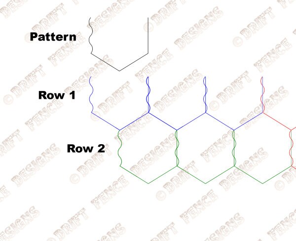 Chicken Wire Continuous Line, Edge to Edge Pantograph for Quilting ...