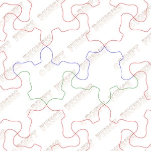 Tessellating Turtles Continuous Line, Edge to Edge Pantograph for ...