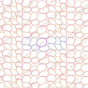 Pebbles Edge to Edge Quilting Pantograph: Continuous Line (digital ...