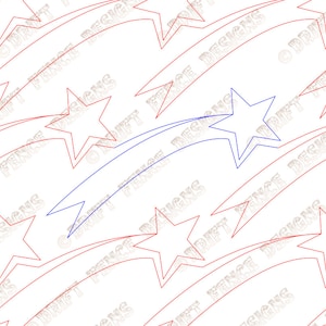Shooting Stars. A Collection of Shooting Star Continuous Line, Edge to ...