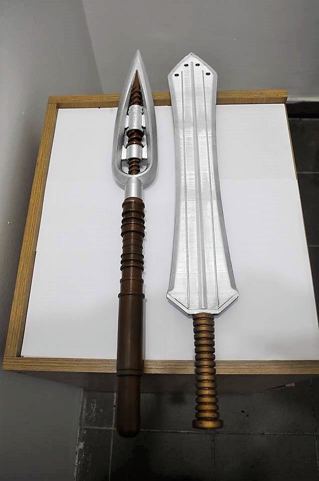 Killmonger Black Panther Sword and Spear Cosplay Original - Etsy