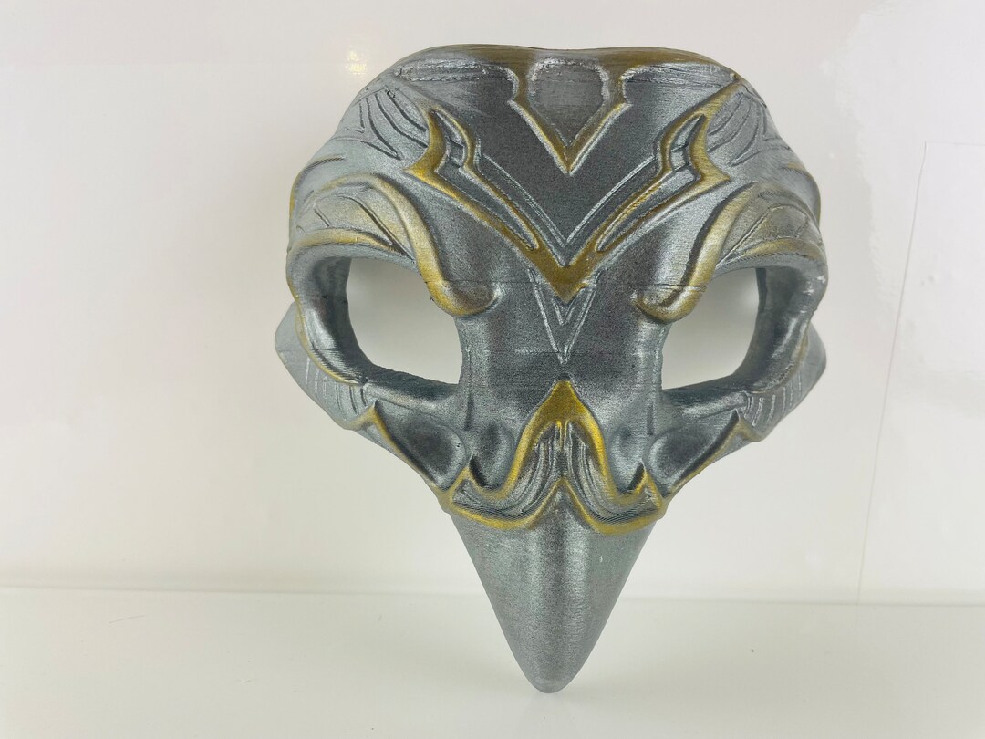Hogwarts Legacy Beaked Skull Mask 3dprinted Cosplay Replica Prop/ - Etsy