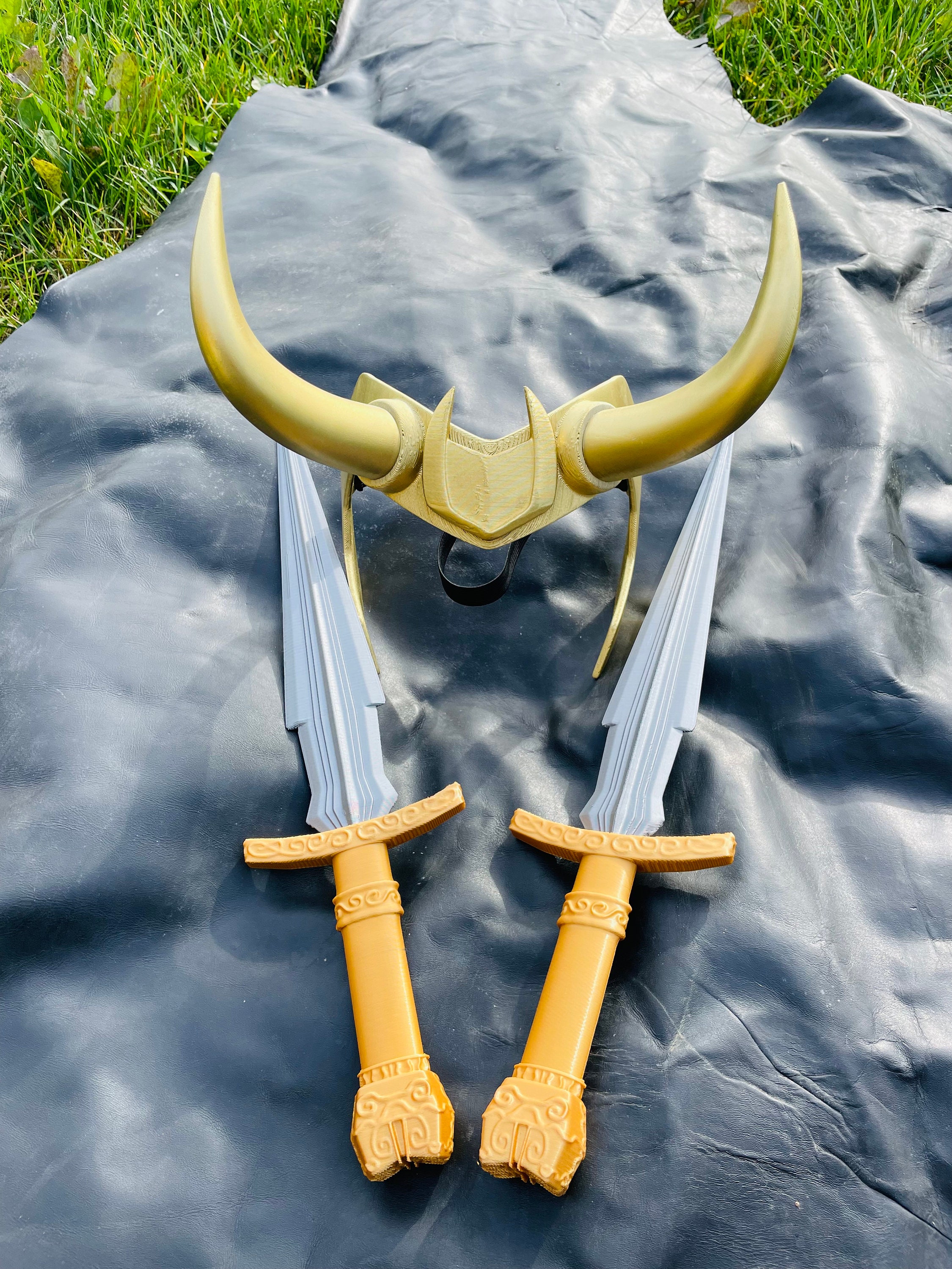 Wearable Loki Horns and Dagger From Marvel TV Show 3dprinted - Etsy
