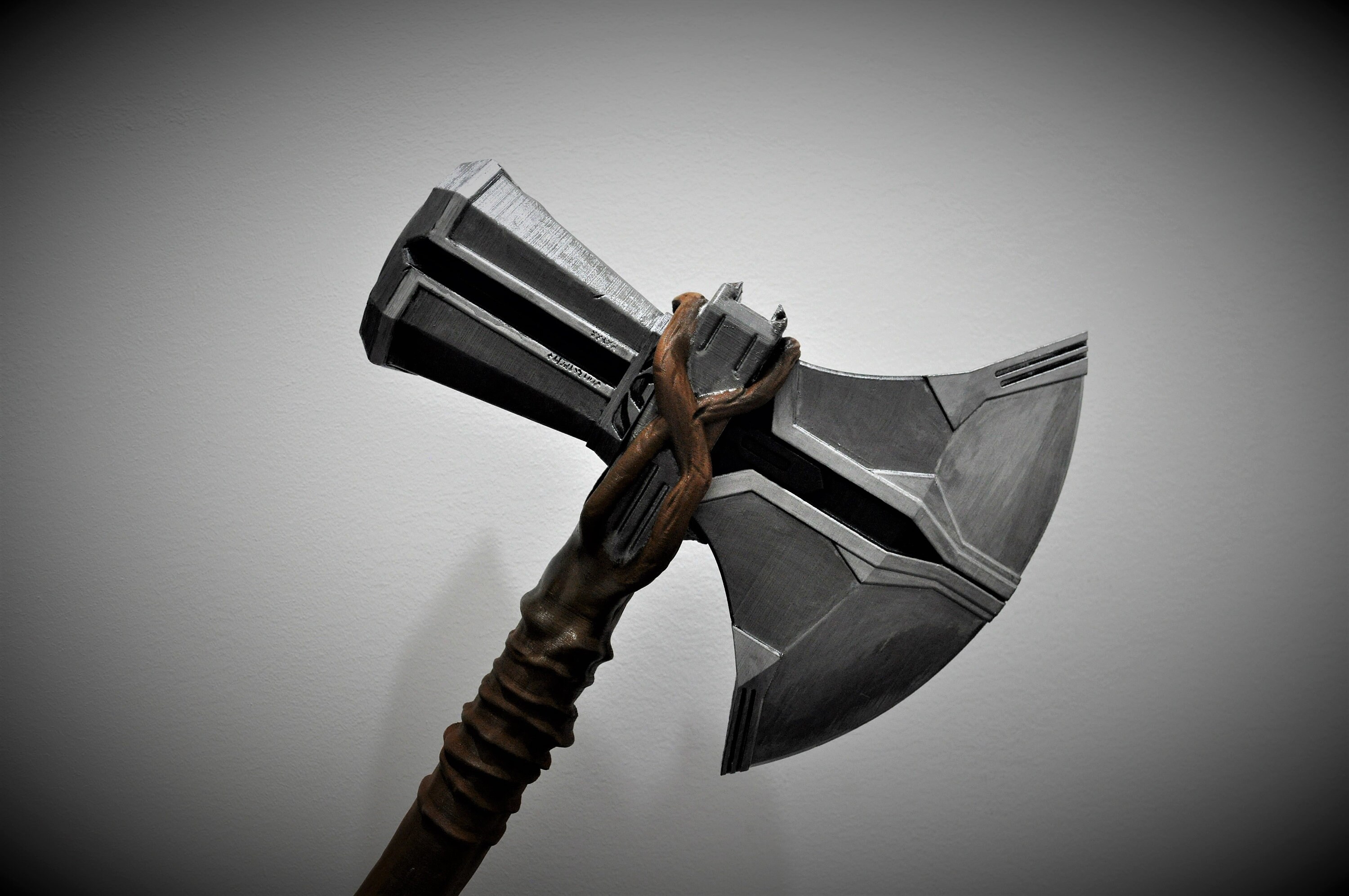 Infinity War Thor Stormbreaker Hammer Replica - Hand Painted PLA ...
