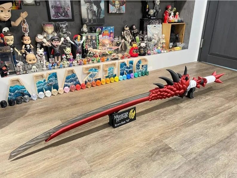 Monster Hunter Autumn Wyvern Blade • Handmade Cosplay Replica ...