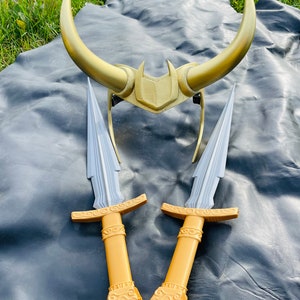 Wearable Loki Horns and Dagger From Marvel TV Show 3dprinted - Etsy