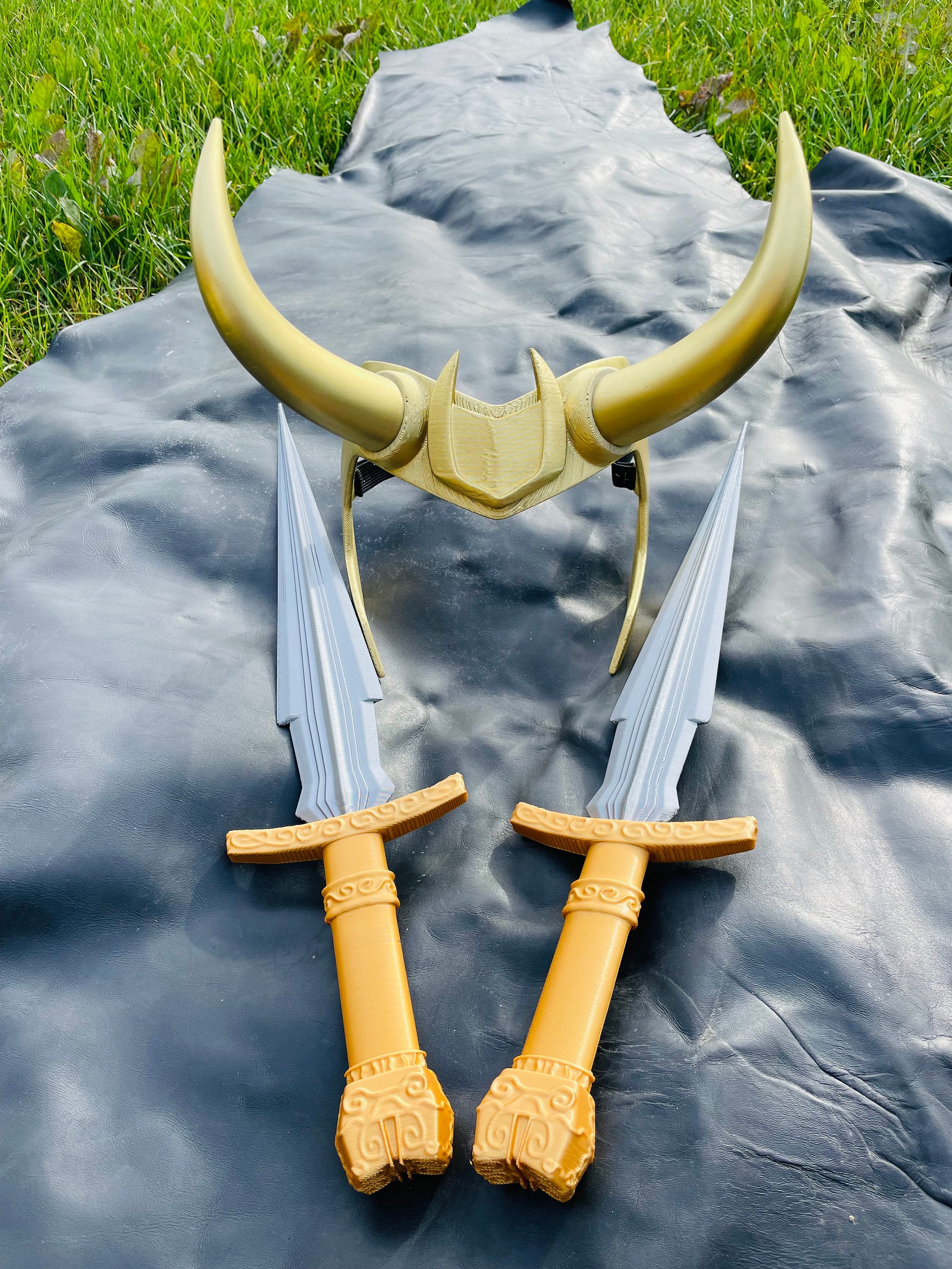 Wearable Loki Horns and Dagger From Marvel TV Show 3dprinted - Etsy