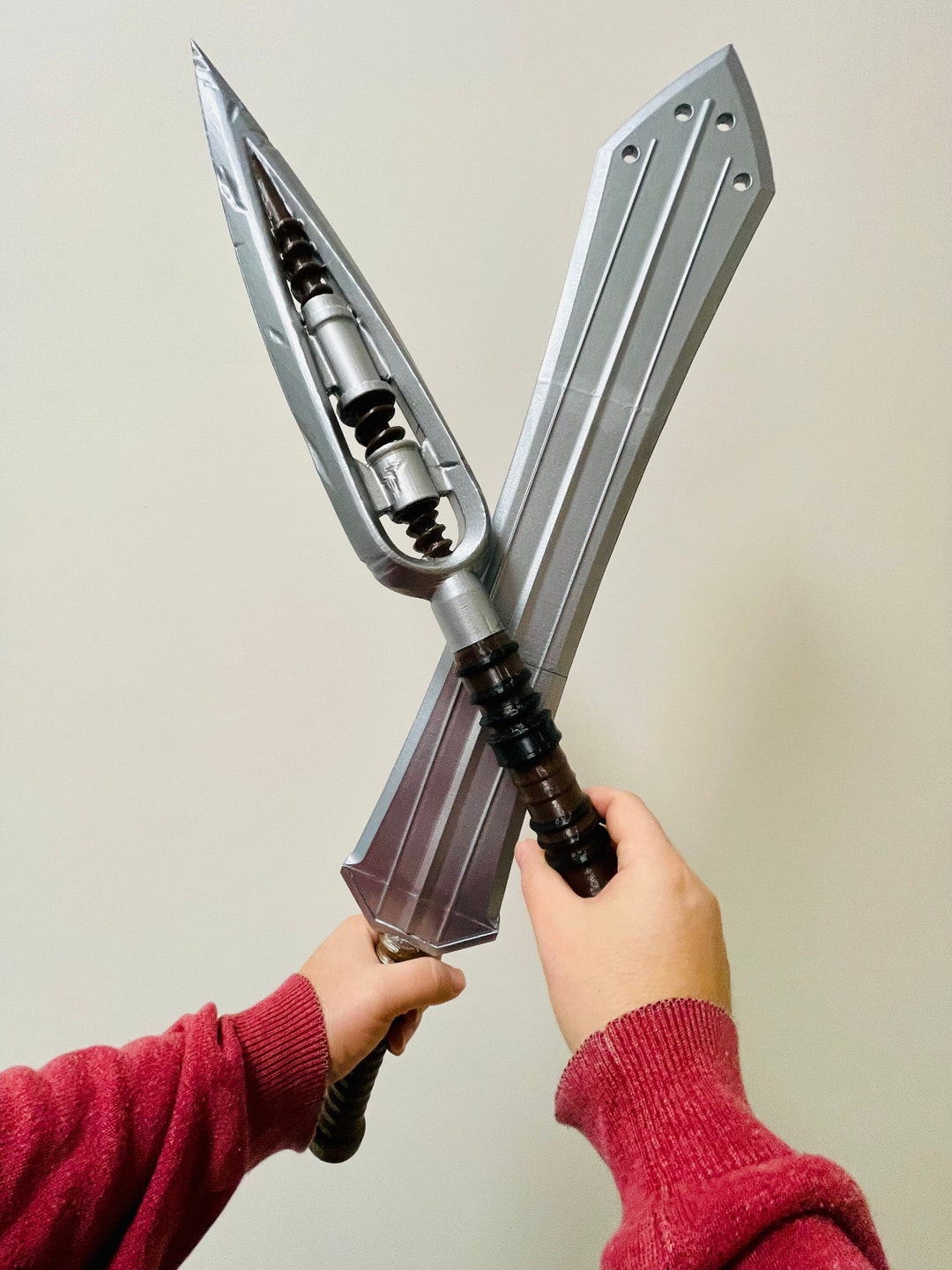 Killmonger Black Panther Sword and Spear Cosplay Original Design, Movie ...