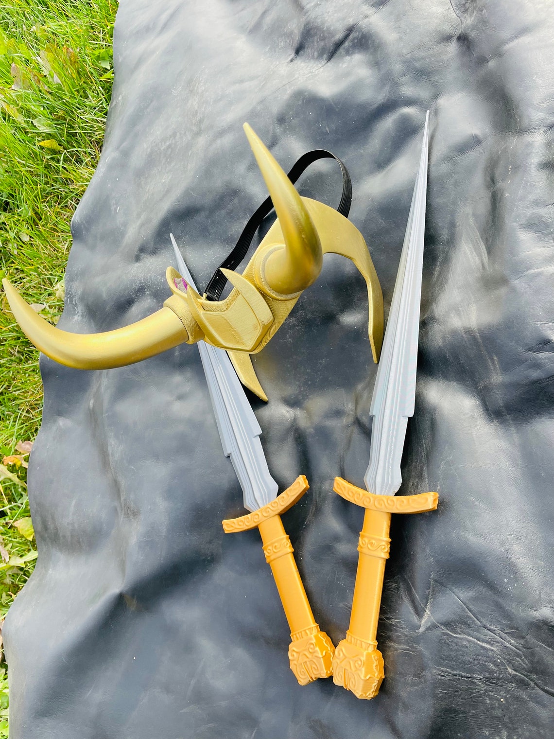 Wearable Loki Horns and Dagger From Marvel TV Show 3dprinted - Etsy