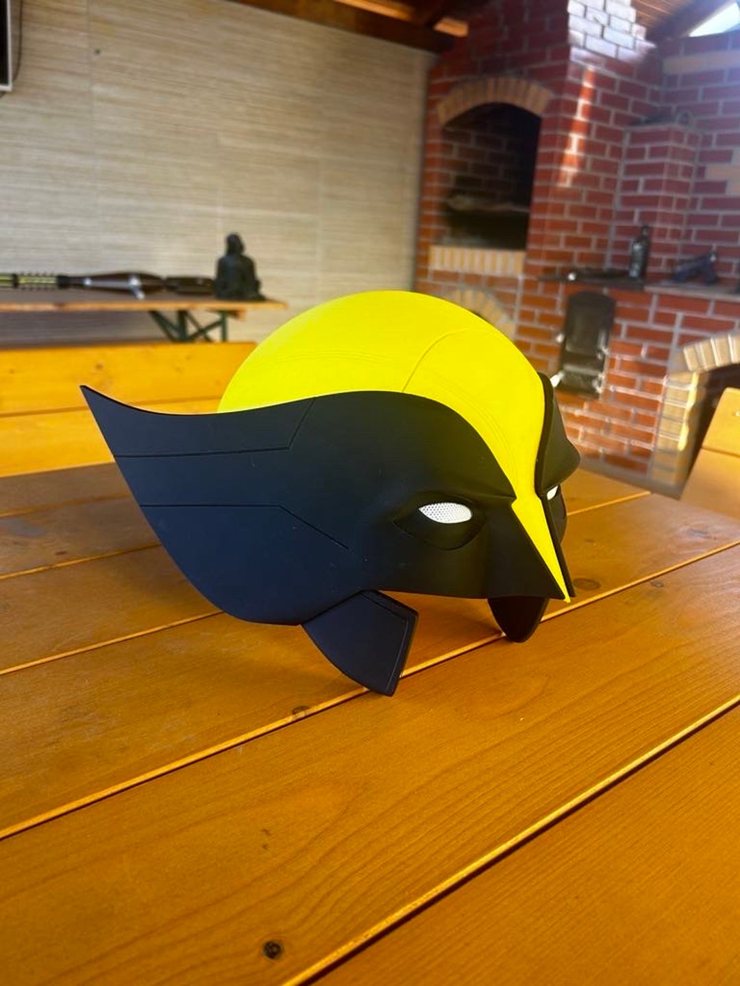Wolverine Mask 3dprinted With Magnets . - Etsy