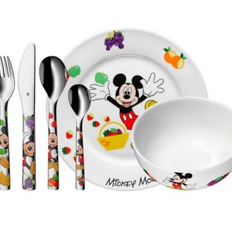 Mickey Mouse Cutlery Set - Etsy