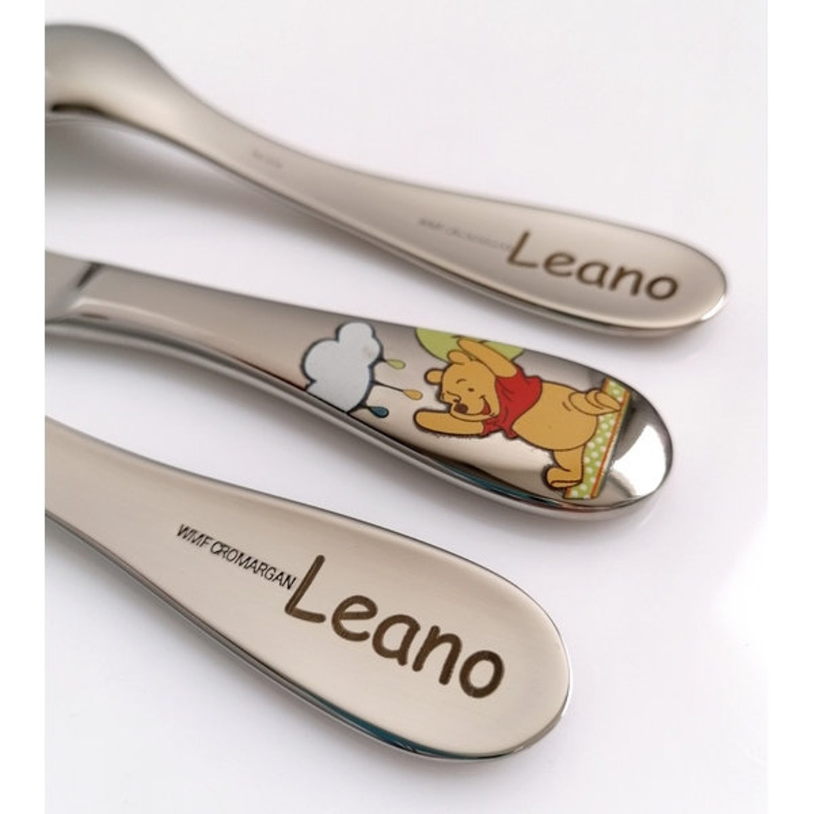 Children Cutlery Set Winnie the Pooh 3-pcs Personalised. Free - Etsy