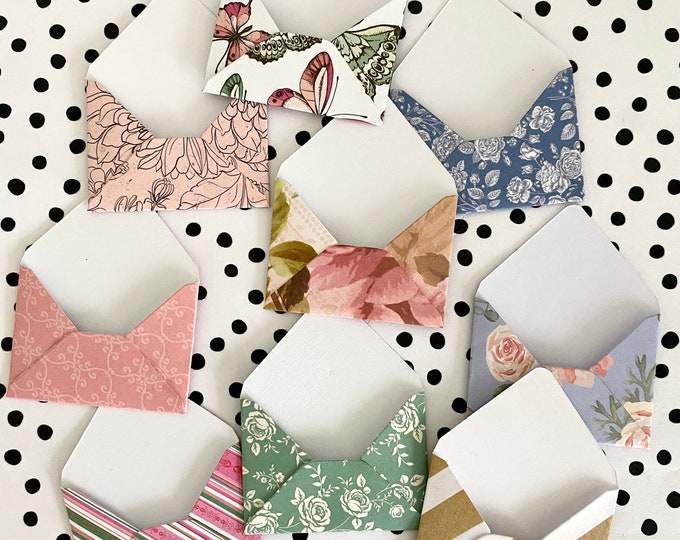 Tiny Envelopes 6pcs/stationery/paper - Etsy