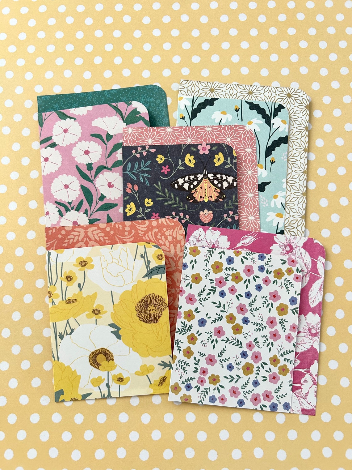 Paper Pocket Insert Kit Pack - Planner/journsl/happymail/packaging ...