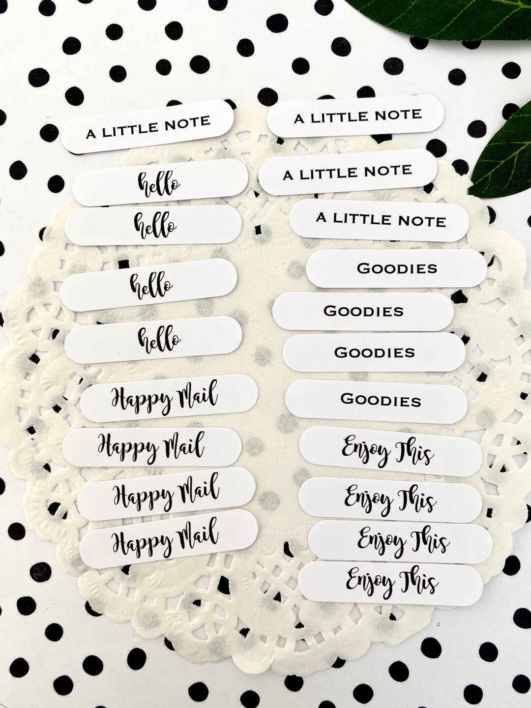 Word Sentiments 20pcs Happy Mail Theme/happymail/ephemera/labels ...