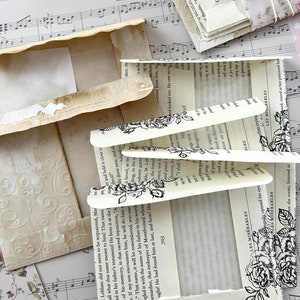 Handmade Vellum Window Envelopes - Pk of 6/junk Journal/ephemera Holder ...