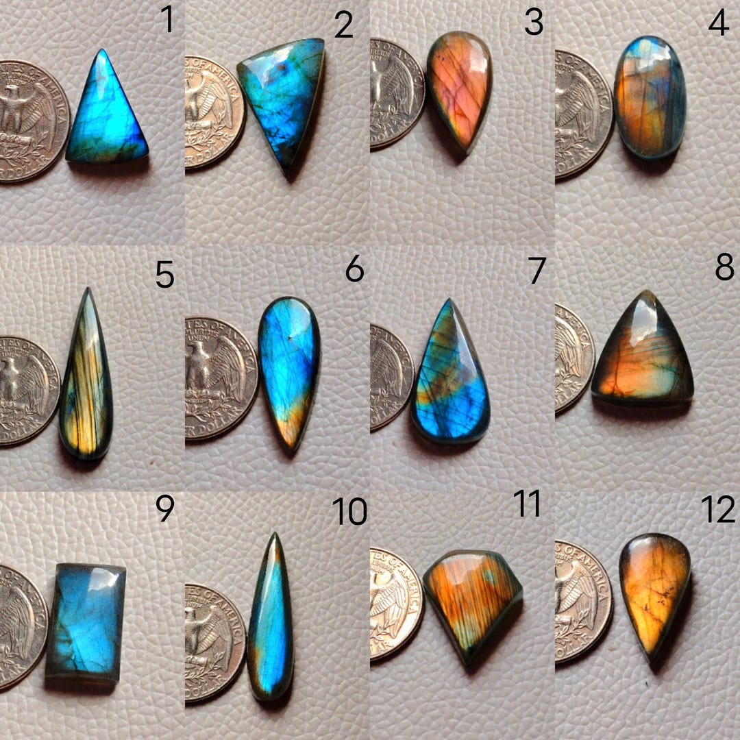 Unique Top Quality Labradorite Mix Shape Labradorite Super Multi Flashy ...