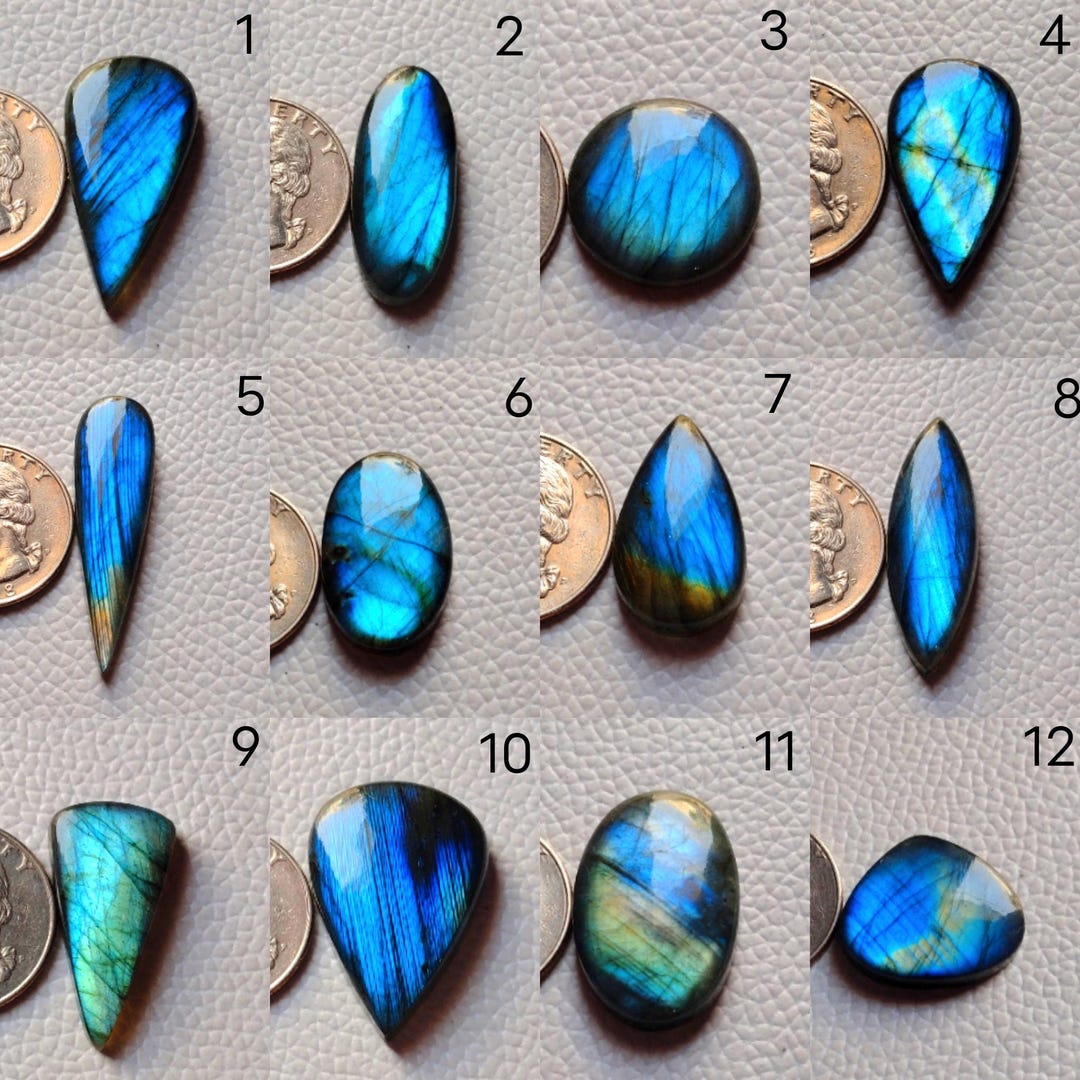 Very Rare Blue Fire Labradorite 100%natural Labradorite Lot Mix Shape ...