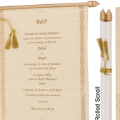 Scroll Wedding Invitation,scroll Invitation,engagement Invitation,party ...