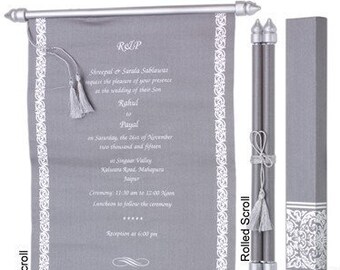 Scroll wedding programs | Etsy