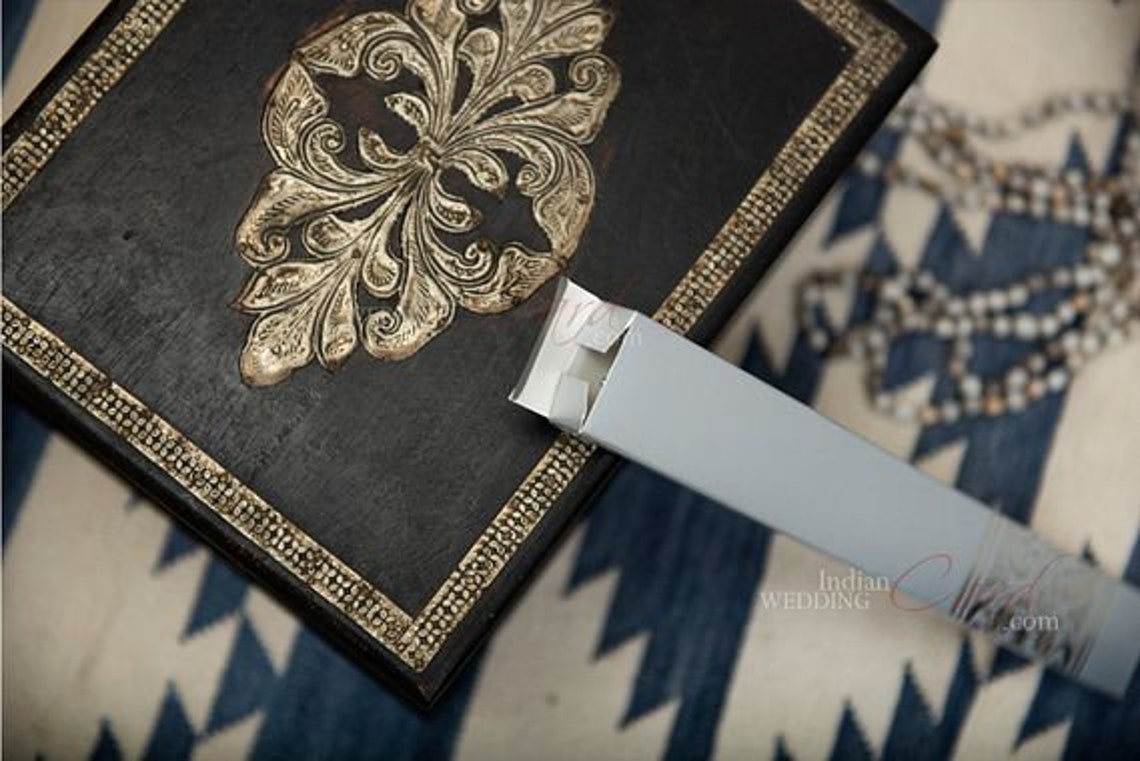 Unique Scroll Wedding Invitation - Etsy