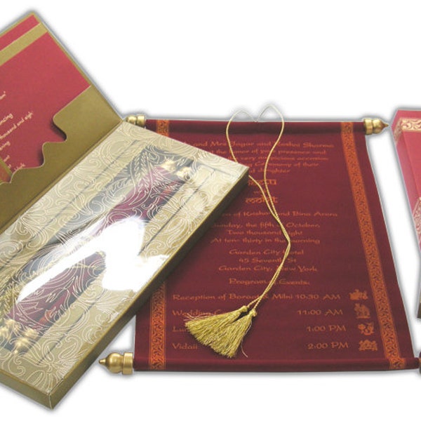 Scroll Invitations - Etsy