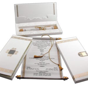 Scroll Wedding Party Invitations Birthday Greeting Cards - Etsy