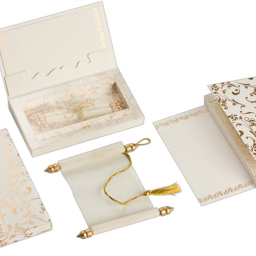 Scroll Wedding Invitations - Etsy