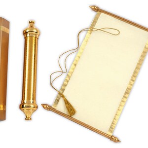 Golden Scroll Wedding Birthday Greeting Invitation Cards With Box - Etsy