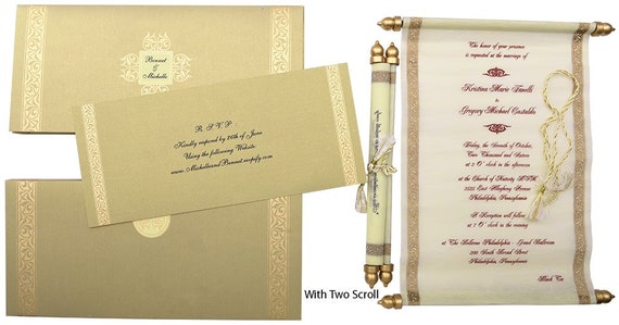 Scroll Birthday Invitation Cards Arts By Shyr (@artsbyshyr) Unique