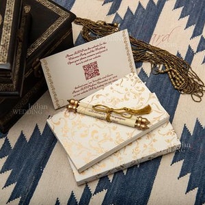Scroll Wedding Invitation,scroll Style Cards,engagement Invitations ...