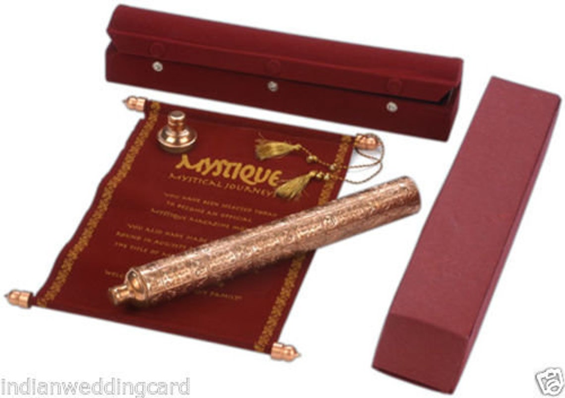 Scroll Wedding Scrolls Boxed Cards Birthday Party Menu Baby - Etsy