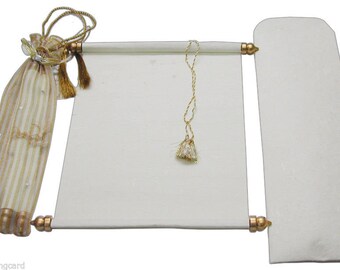 Wedding Invitations Scroll Cards Kits With Box | Etsy