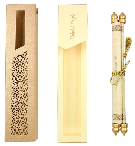 Hindu Scrolls And Wedding Invitations